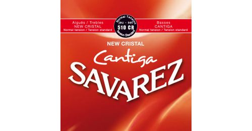 Acheter SAVAREZ 510CR JEU NEW CRISTAL-CANTIGA TENSION NORMALE (ROUGE) | Music Privilège